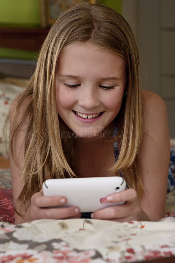 Phone girl, chatting stock photo. Image of girl, chat - 25487960