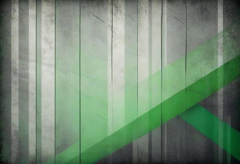 Tech Green Stripes on Abstract Grey Grunge Corporate Header Banner ...