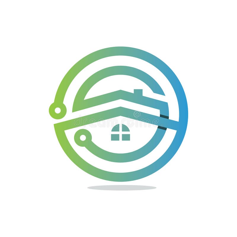 Tech House stock vector. Illustration of sophisticated - 89413110