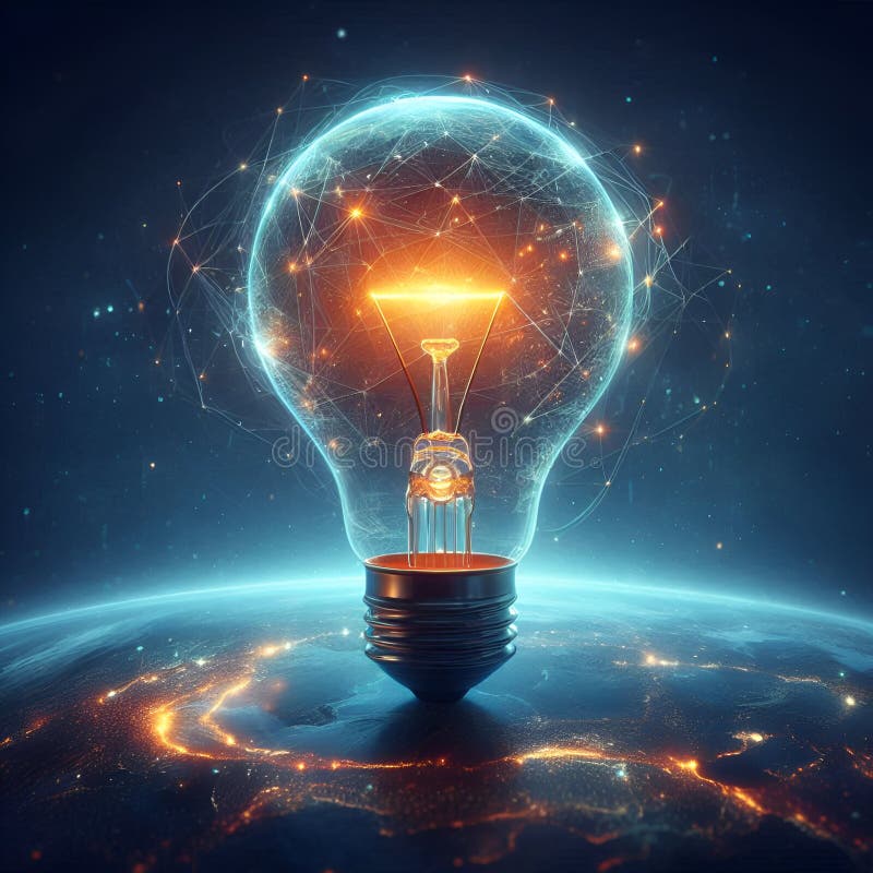 Tech-Infused Illumination: Light Bulbs with Network Designs and Bright ...