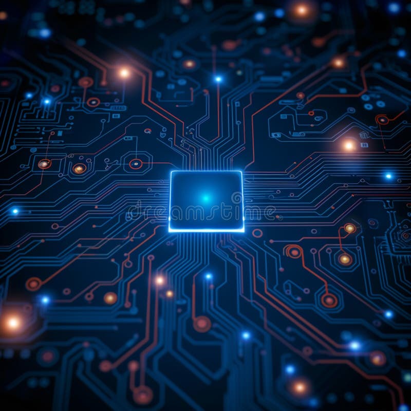 Tech Innovation Abstract Circuit Board Texture, Electronic Motherboard ...