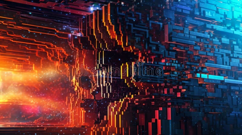 Tech Innovation Bright Abstract Background for Technology Concept ...