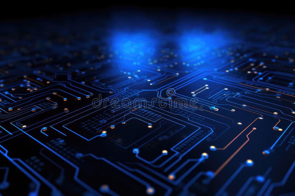 Tech Innovation Design. Generative AI. Stock Illustration ...