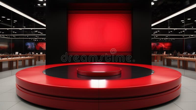 Tech Innovation Showcase, Products Display Presentation Stage, Modern ...