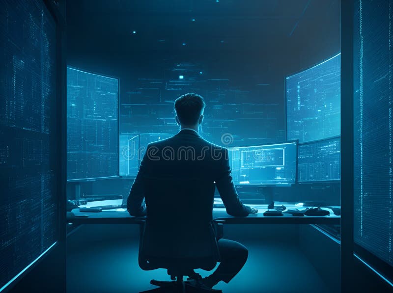 Tech Innovations for Business Success Stock Illustration - Illustration ...