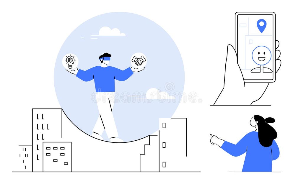 Tech Innovations and Connectivity in Modern Urban Life with Augmented ...