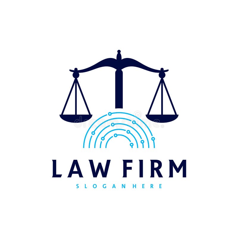 Tech Justice Logo Vector Template, Creative Law Firm Logo Design ...