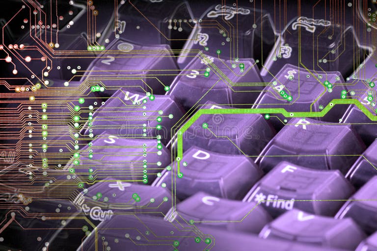 Tech keyboard stock photo. Image of concept, chip, computer - 5760474