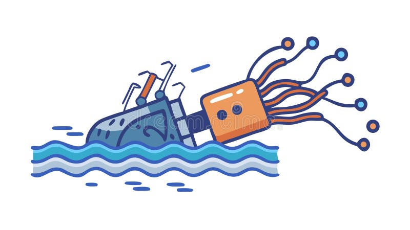 Tech Kraken Attack: Digital Threat Cyber Security Breach, Vector Design ...