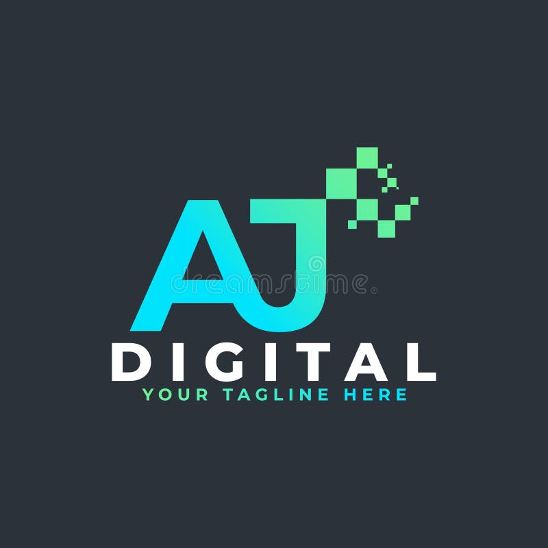 Letter Aj Logo Stock Illustrations – 1,502 Letter Aj Logo Stock ...