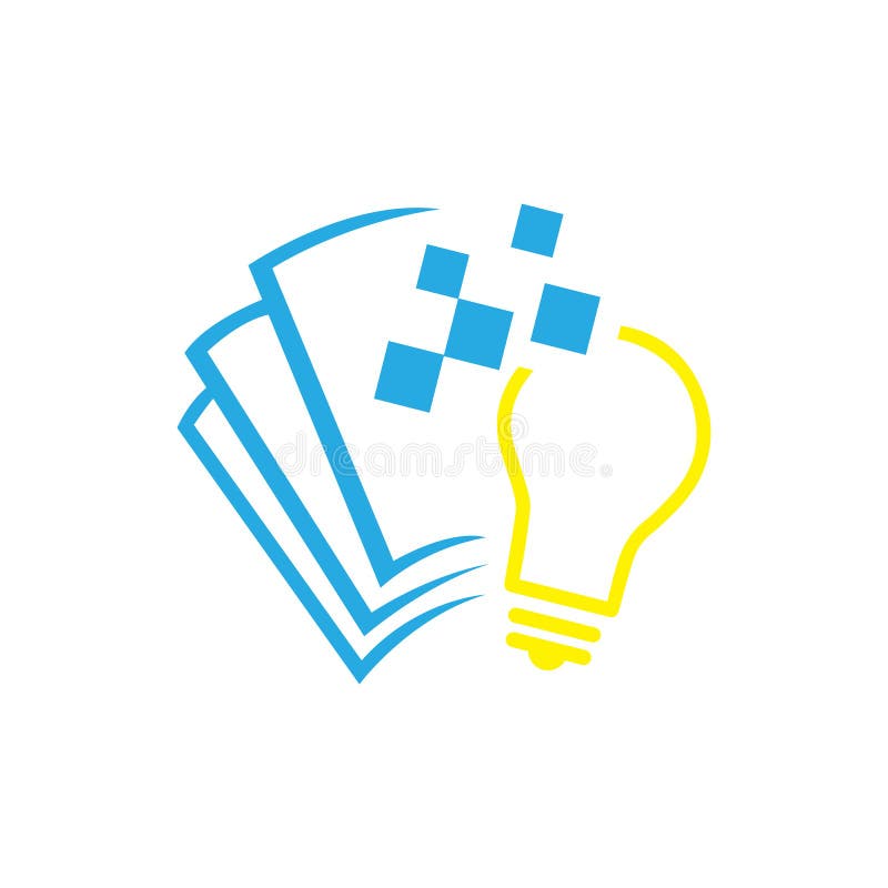 Tech Lightbulb Digital Solutions Logo Designs Vector Concept Stock ...