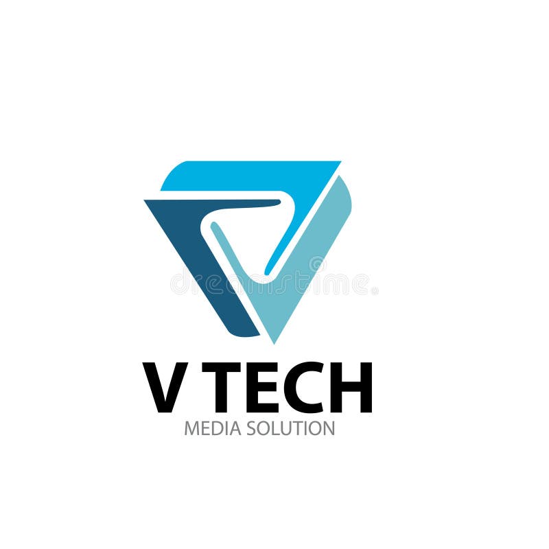 Tech Logo Designs Simple Modern for Technology Service Stock Vector ...