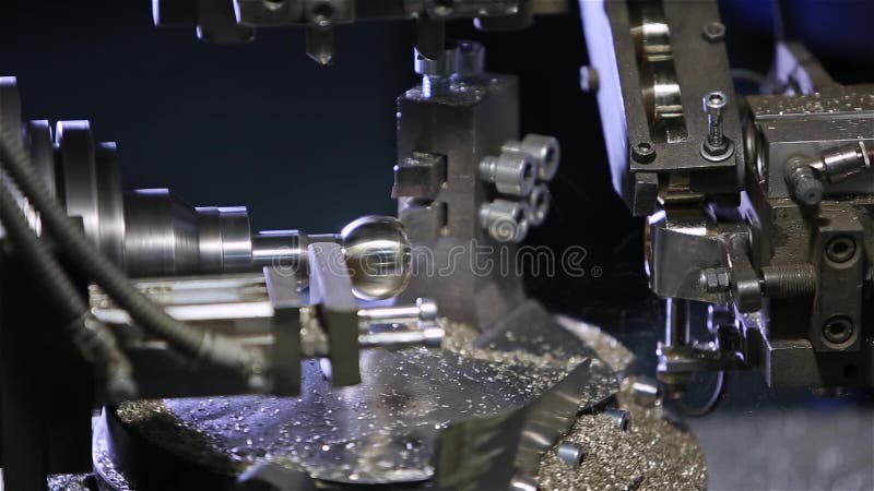 Tech Machine at the Factory. Processing Details Stock Video - Video of ...