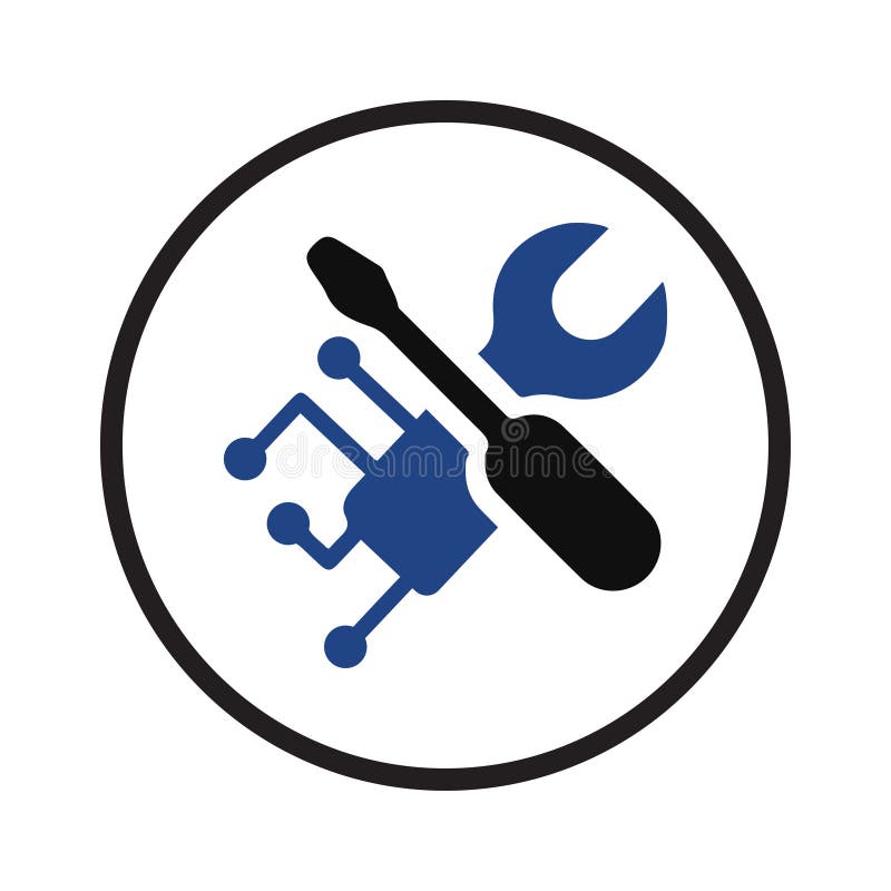 Tech management icon stock vector. Illustration of report - 264880950