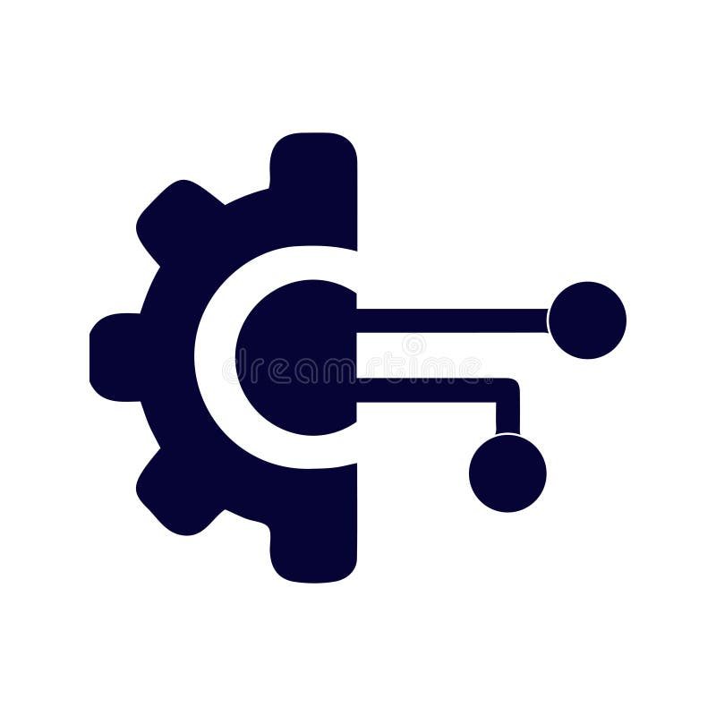 Tech management icon stock vector. Illustration of management - 264880968