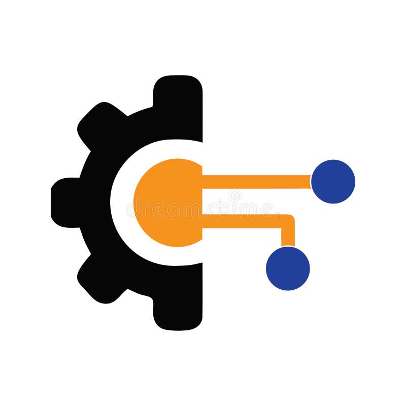 Tech management icon stock vector. Illustration of system - 264880983