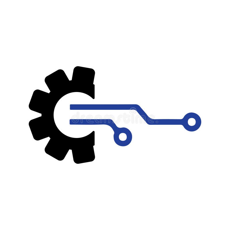 Tech management icon stock vector. Illustration of automation - 264880987