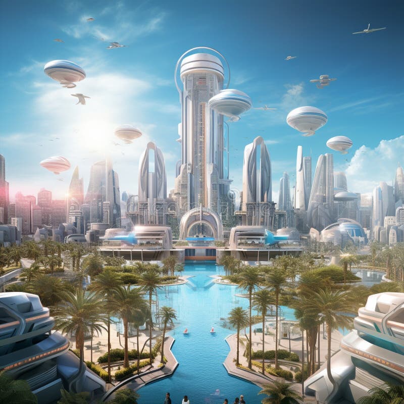 The Tech Oasis: a Refuge of Innovation in the Digital Desert Stock ...