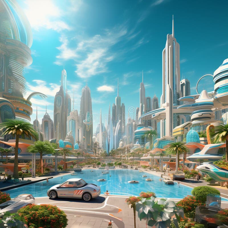 The Tech Oasis: a Refuge of Innovation in the Digital Desert Stock ...