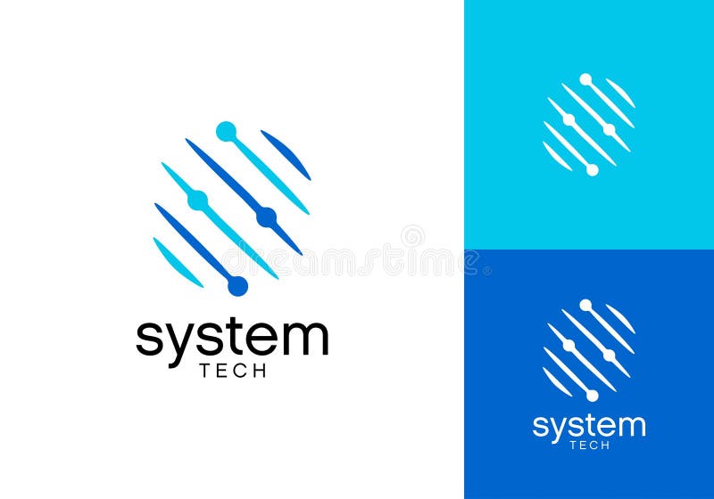 Tech Planet Logo Design. Globe Data Connection Technology Icon Symbol ...