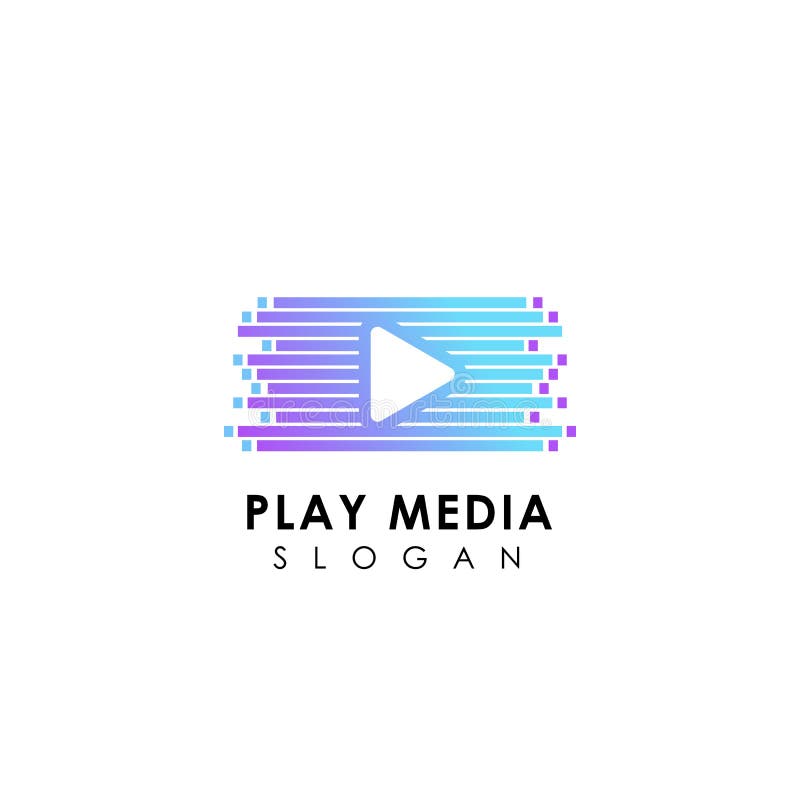 Tech Play Media Logo Design. Play Media Icon Symbol Designs Stock ...