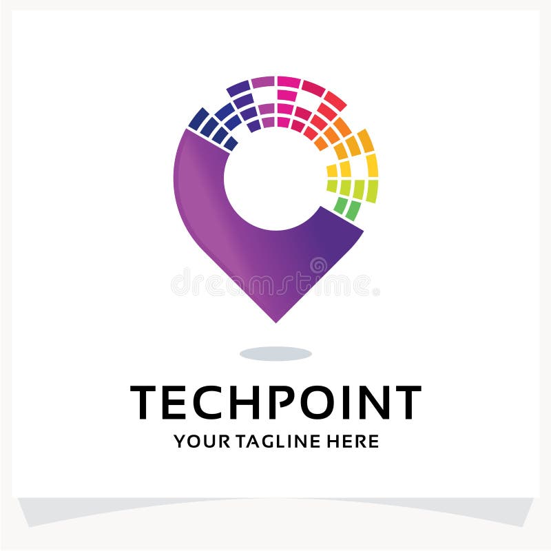 Point Tech Logo with Fresh Concept and Business Card Design Premium ...
