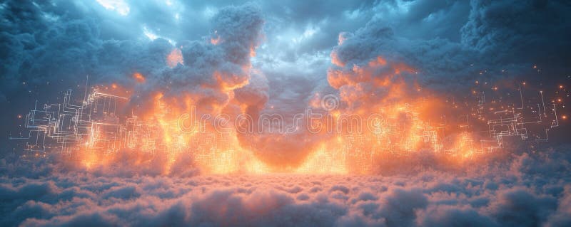 Tech Professionals Analyze Cloud Data Software Coding And Programming Within A Worldwide