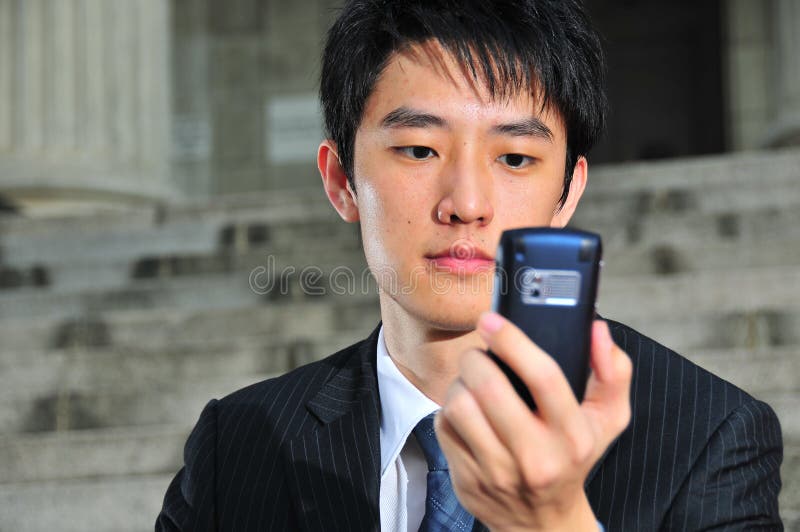 Tech Savvy Asian Executive 11 Stock Photo - Image of information, suit ...