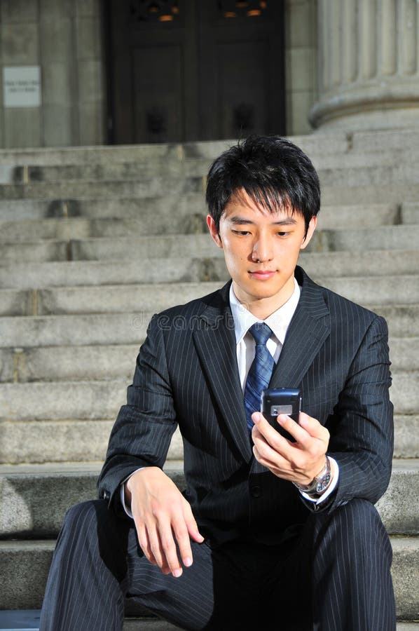 Tech Savvy Asian Executive 14 Stock Photo - Image of looking, executive ...