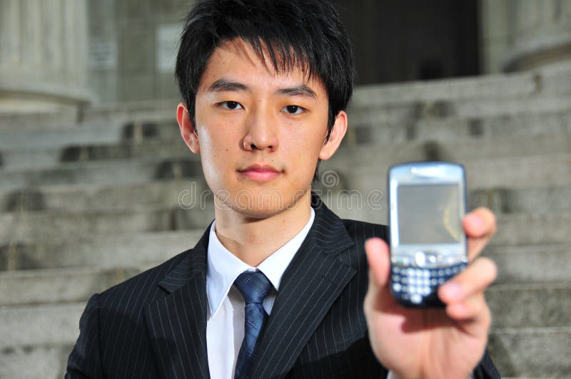 Tech Savvy Asian Executive 18 Stock Photo - Image of information ...