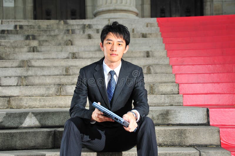 Tech Savvy Asian Executive 7 Stock Image - Image of steps, career: 6264495