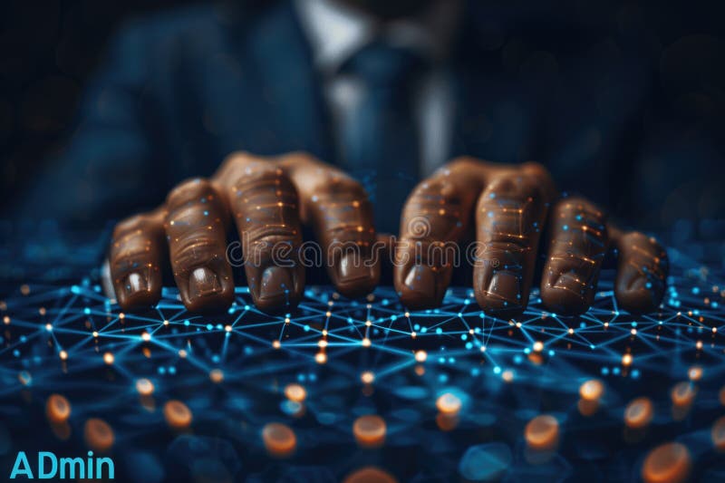 Tech-Savvy Businessman: Mastering Admin, Communication, Custome Stock ...