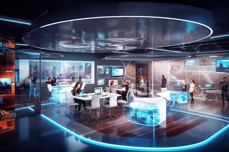 Tech Savvy - Generative AI stock illustration. Illustration of ...