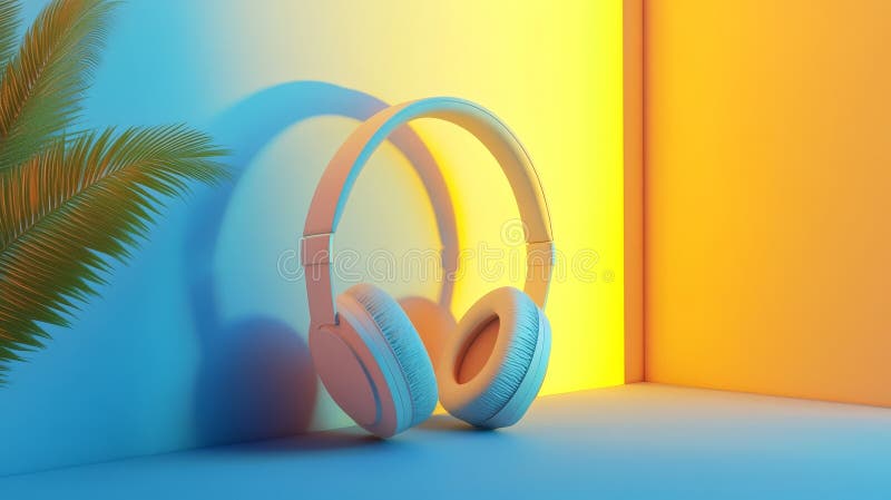 A Tech-savvy Home Studio Features a Headset with Removable Components ...