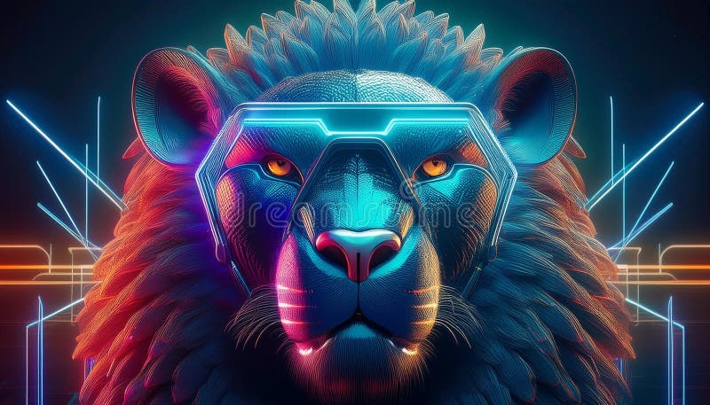 A Tech-savvy Wildlife Scene Where Animals are Integrated with Subtle ...