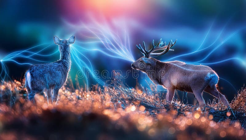 A Tech-savvy Wildlife Scene Where Animals are Integrated with Subtle ...