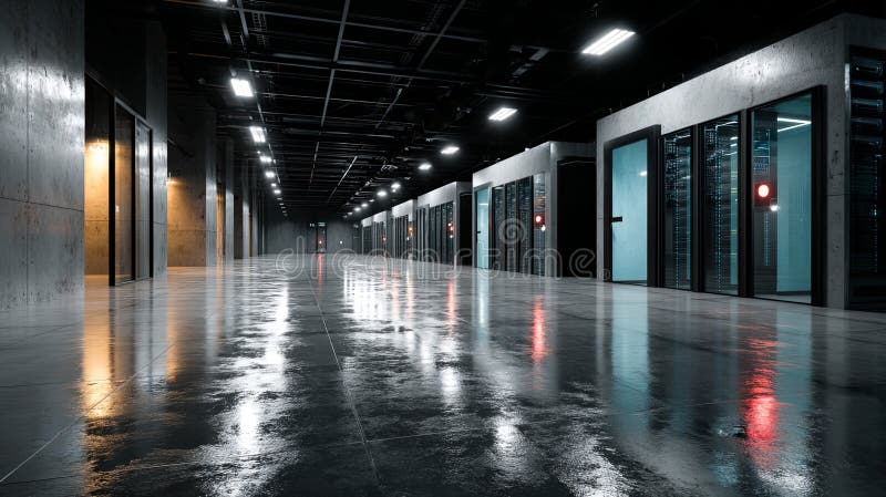 Tech Servers Room Data Center Stock Photo - Image of center, electronic ...