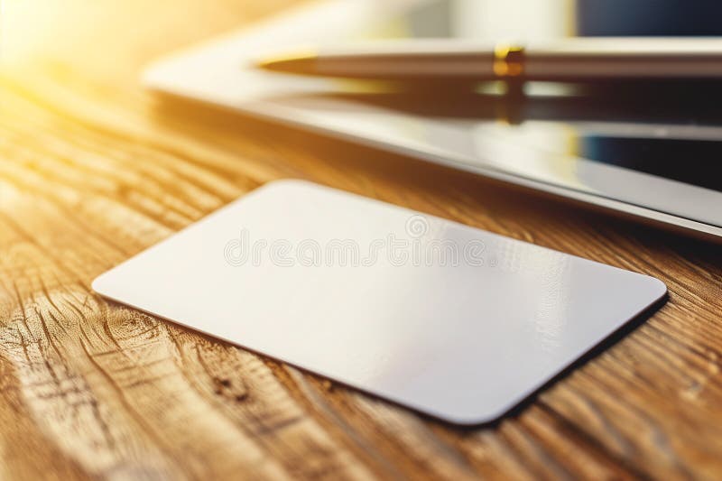 Tech Setup: Tablet Computer and Mouse on Table Stock Photo - Image of ...