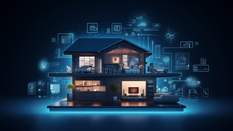 Tech Space: Well-organized House Featuring Smart Home Technology for ...