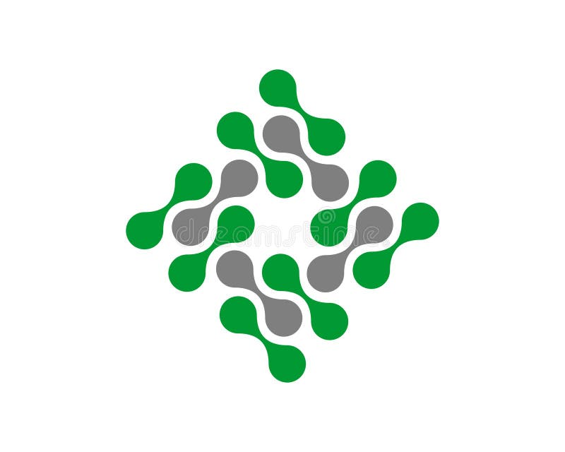 Tech Square Logo Symbol Template Stock Vector - Illustration of square, line: 301520806