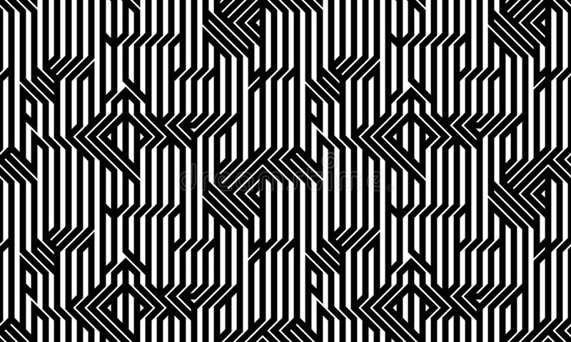 Tech Style Seamless Linear Pattern Vector, Monochrome Circuit Board ...