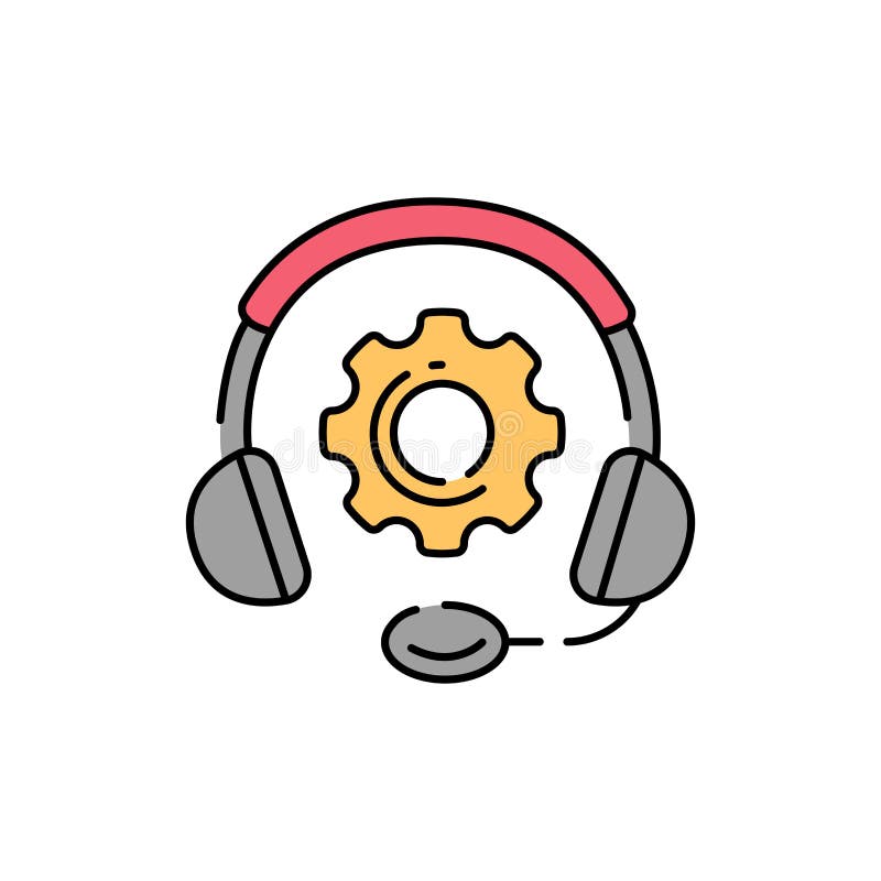 Editable Stroke Tech Support Stock Illustrations – 448 Editable Stroke ...