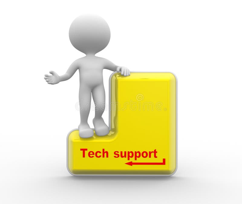Tech support stock illustration. Illustration of customer - 57947793