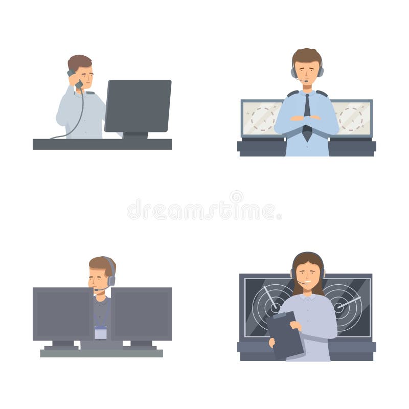 Tech Support Employee at Various Stages of Frustration Stock Vector ...