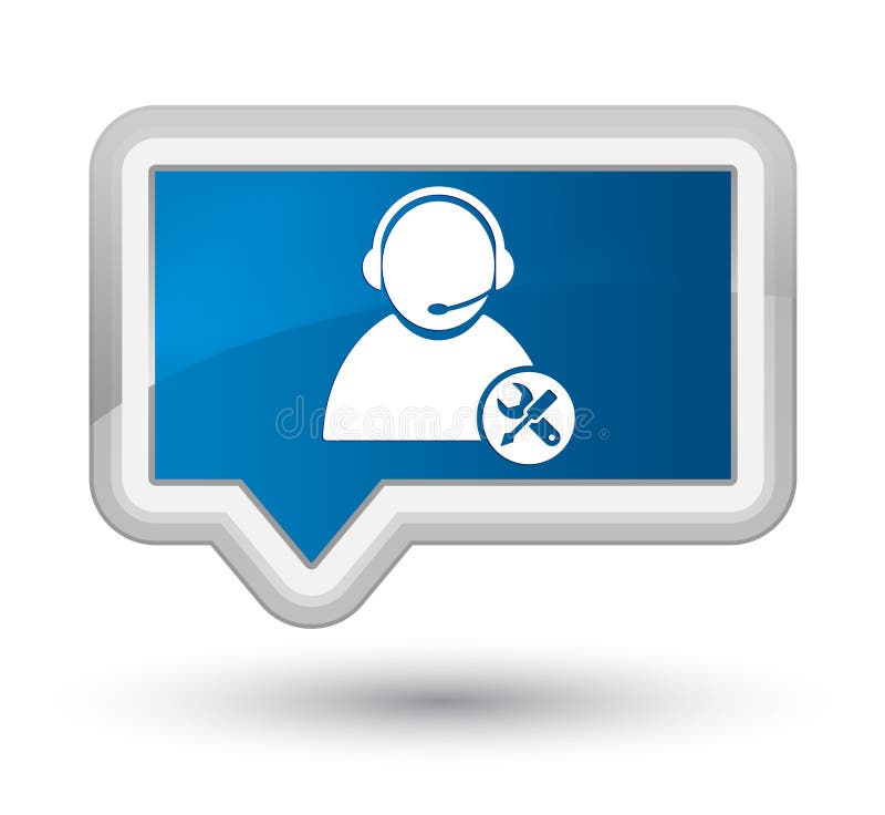 Tech Support Icon Special Orange Round Button Stock Illustration ...