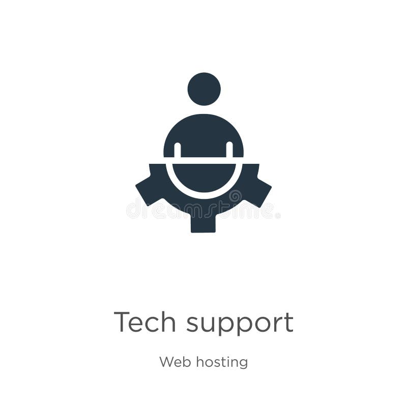 Tech Support Logo stock vector. Illustration of smart - 5950266