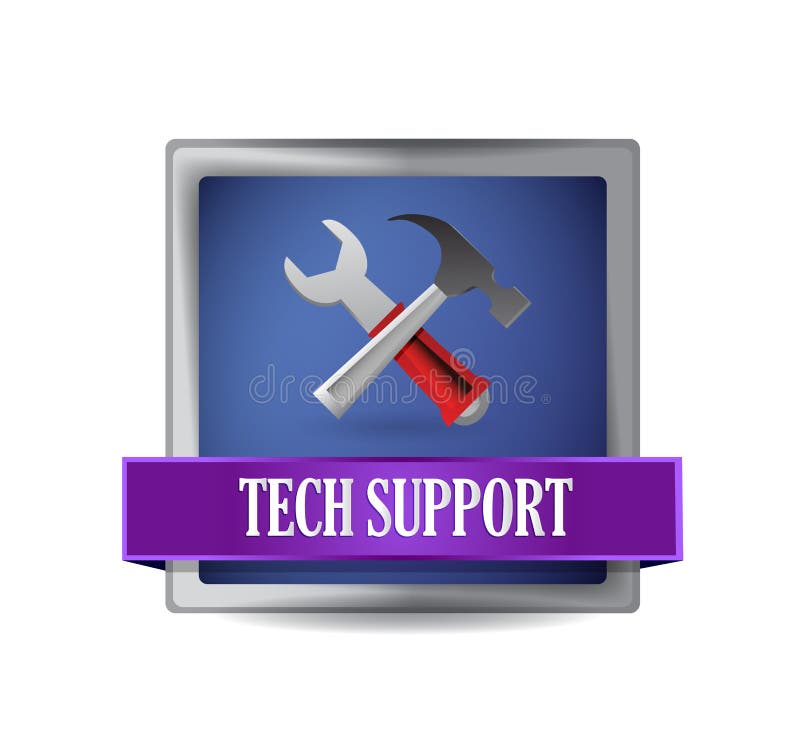 Support illustration stock illustration. Illustration of tech - 42686823