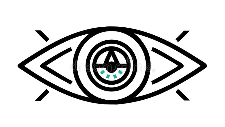 Tech Target Eye, Precision Optics, Vector Design Generative AI Stock ...