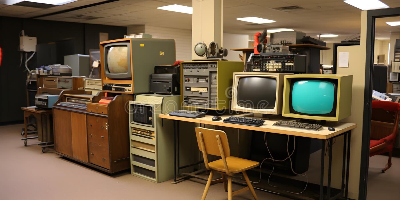 Technology Throwback Stock Illustrations – 963 Technology Throwback ...