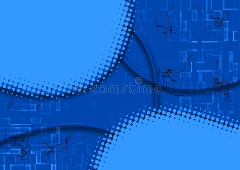 Tech wave background stock illustration. Illustration of business ...